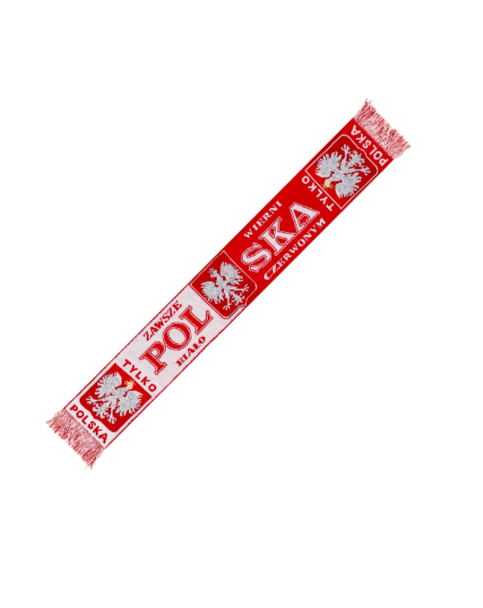 POLSKA scarf, white and red. – Polish Vibes