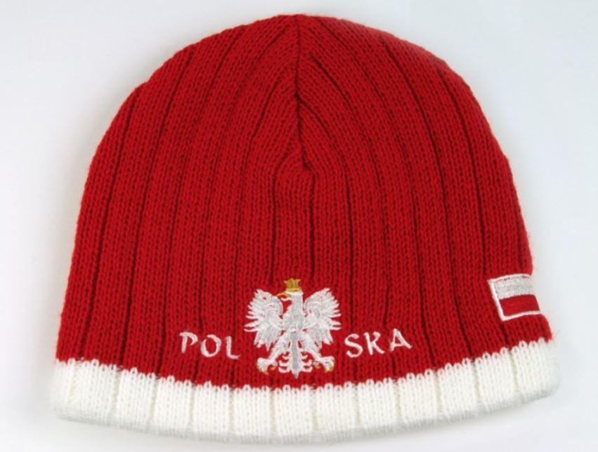 polish,winter,hat,red,czerwona,polska,czapka,zimowa,dziana,orzeł,eagle ...